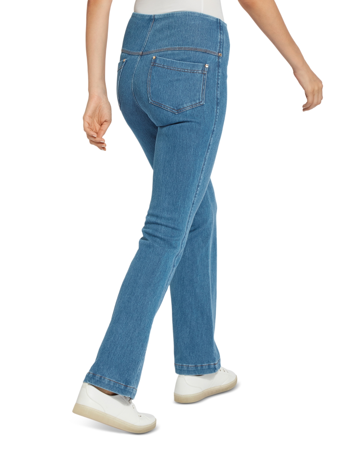 LYSSÉ Baby Bootcut Denim Jeans